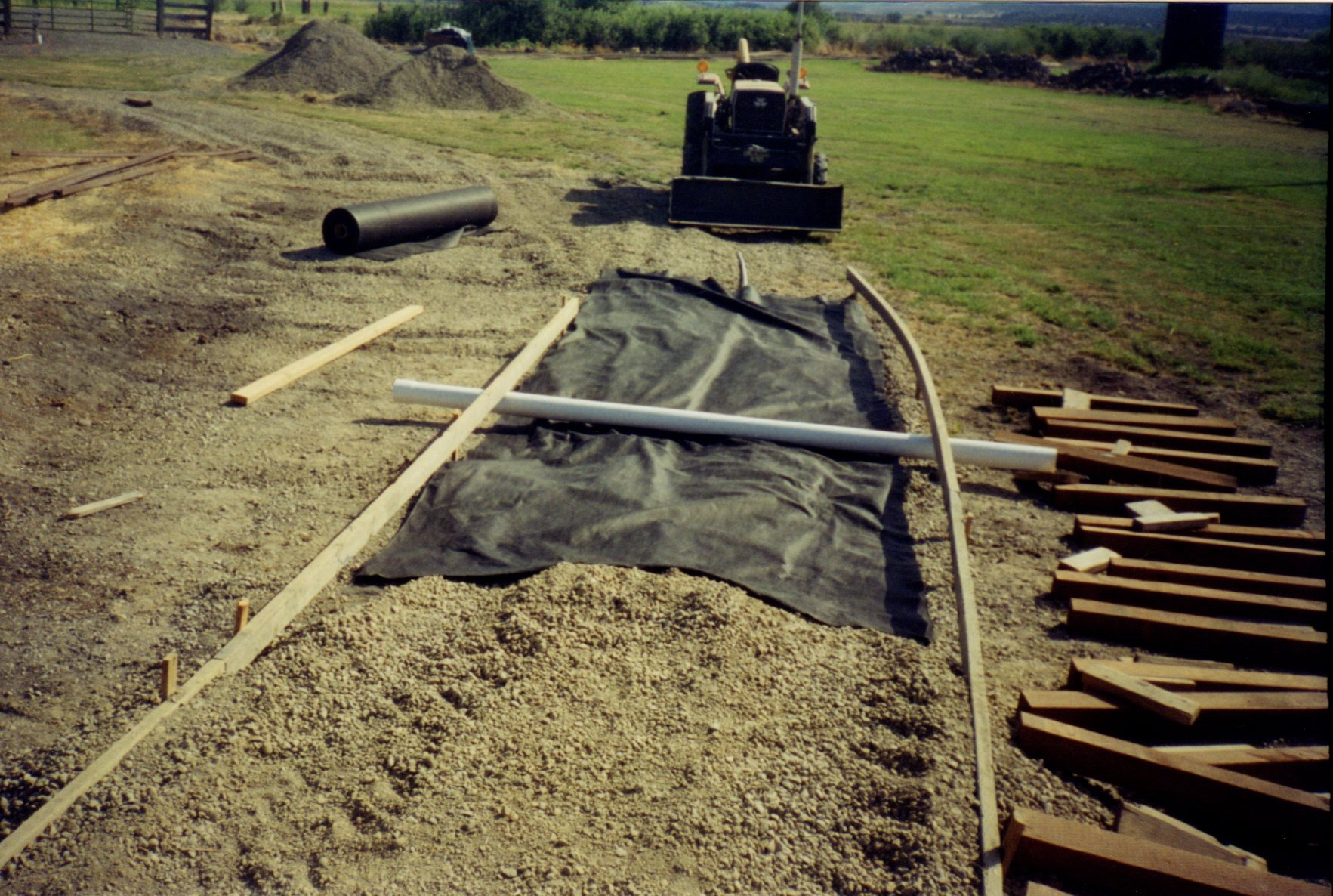 2003 Track Construction – Baker's 10 Acre Railway Gardens